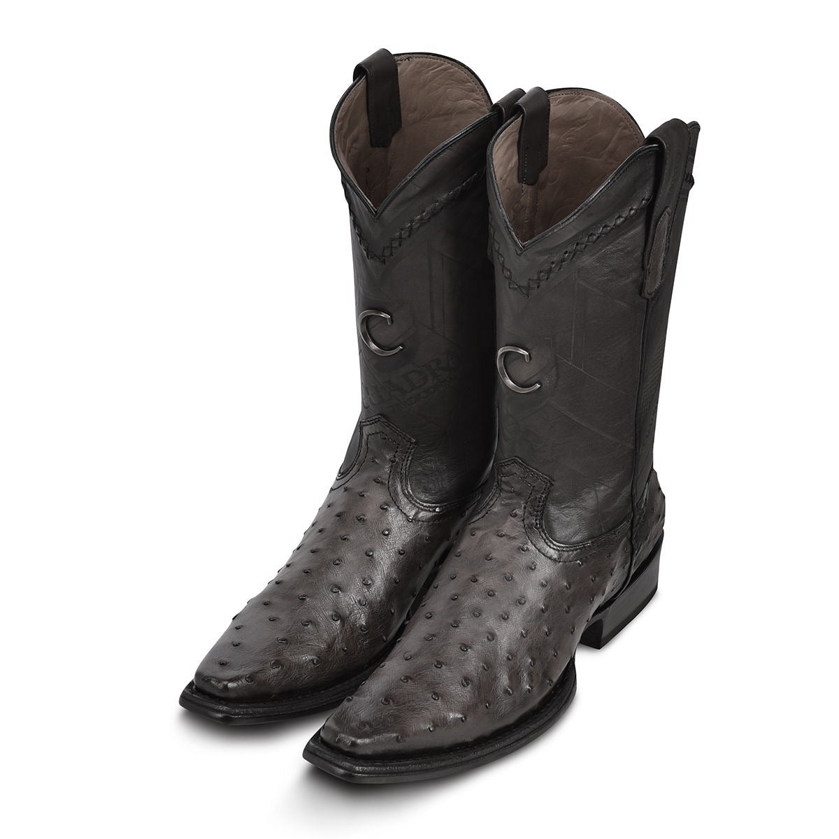 Cuadra Mens Grey Dress Cowboy Ostrich Leather Boots – The Little Ranch